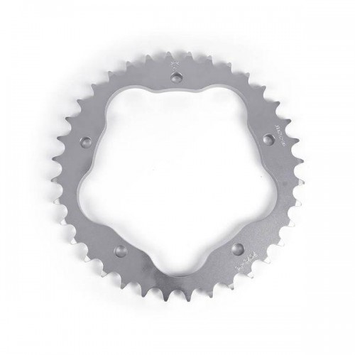 Silver Alloy Rear Sprock 525 Adaptor Req