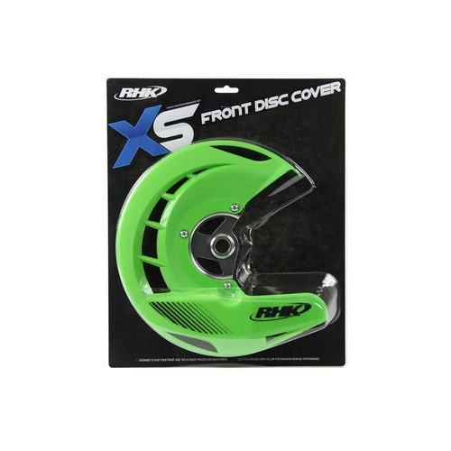 RHK Kawasaki Green XS Front Disc Guards KXF 250-450 2006-2017