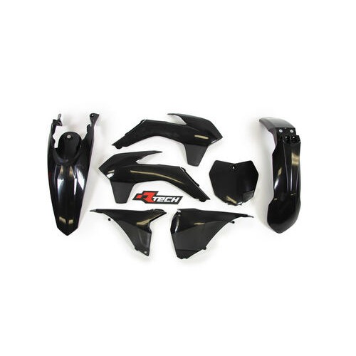 Rtech KTM Black Plastic Kit SX 250 2013-2016 (with Airbox Covers)
