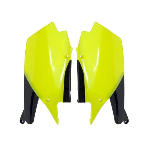 Rtech Yamaha YZF 450 2018-2020 Neon Yellow/Black Side Panels