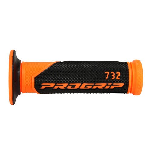 Progrip Fluro Orange Dual Density 732 Open End Grips