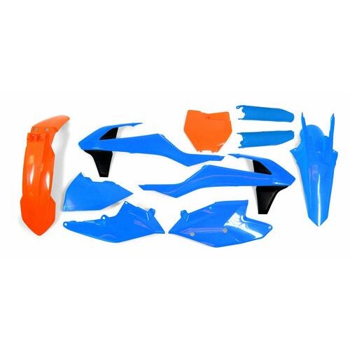 Rtech KTM Troy Lee Designs Blue/Orange Limited Edition Plastic Kit SXF ...